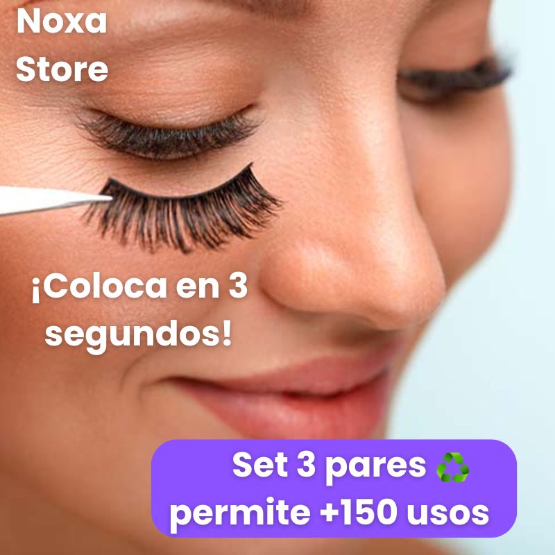 NaturalMagnet™ | SET PESTAÑAS MAGNÉTICAS NATURALES (Reutilizables ♻️) – Noxa Store